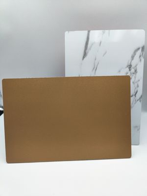 ACP Aluminium PVDF ACP Sheet, 3.0mm Sheet With Stone Grain Surface