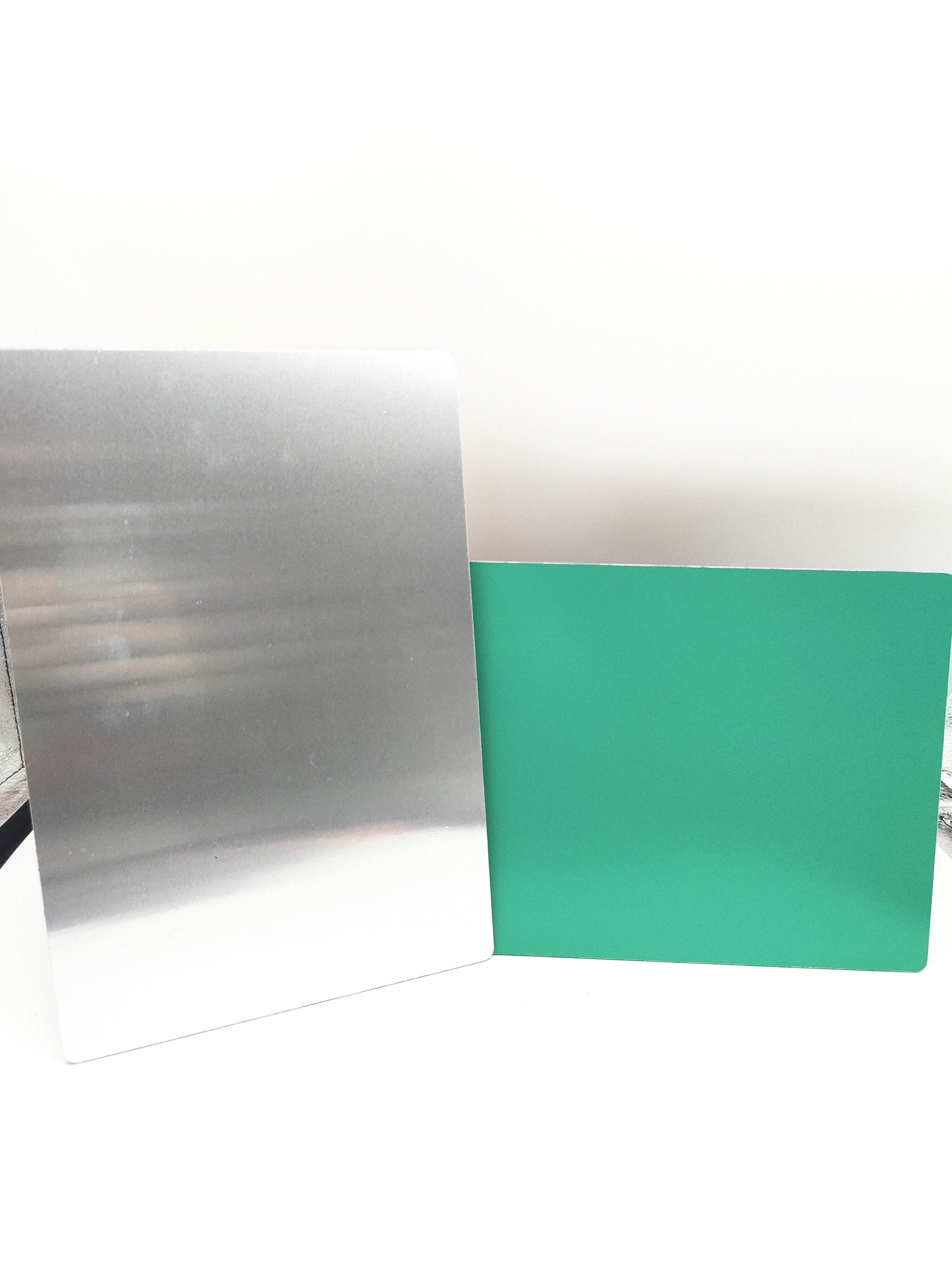 Stone Grain Mirror Finish Panels , Fire Rating Composite Wall Cladding