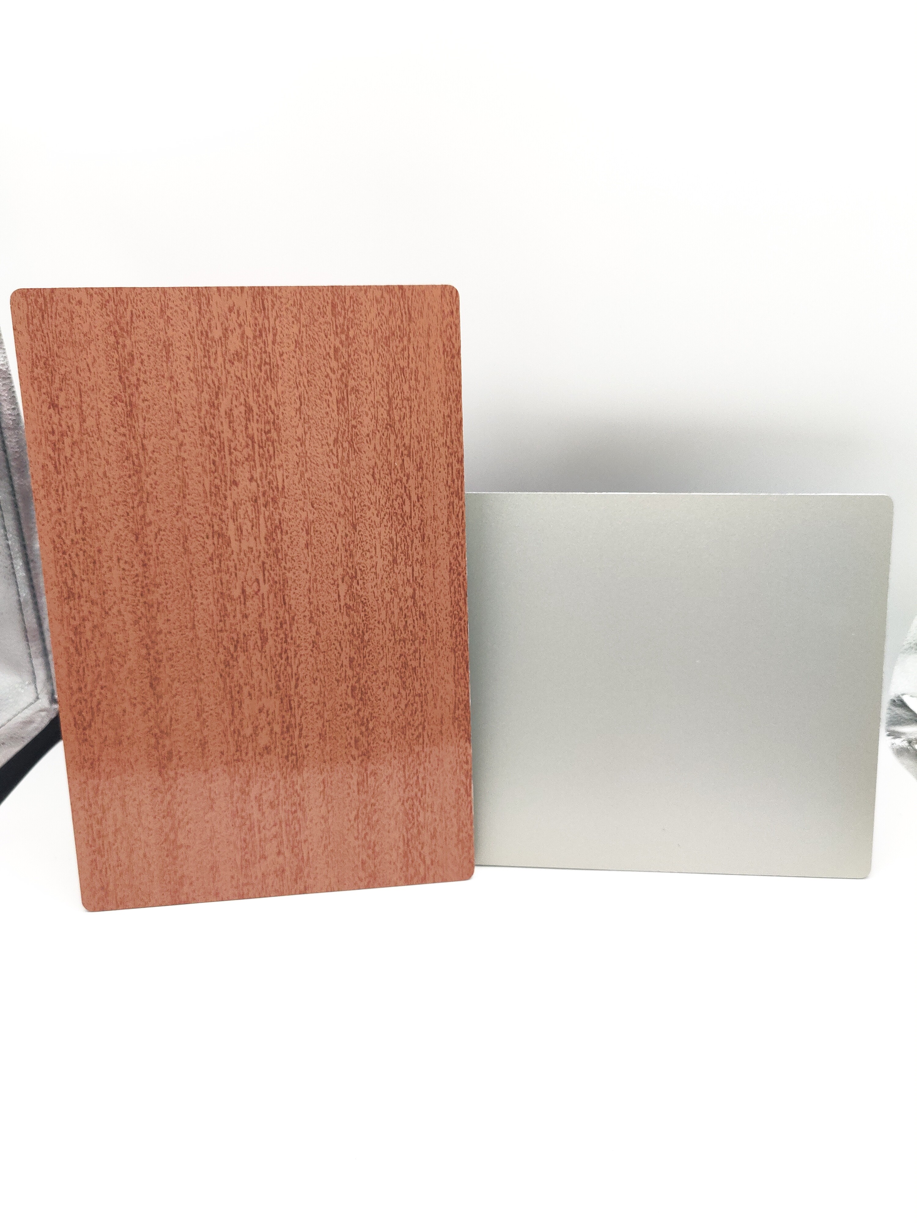 Brushed ACP Wooden Aluminium Composite Panel Sheet 2mm High Gloss