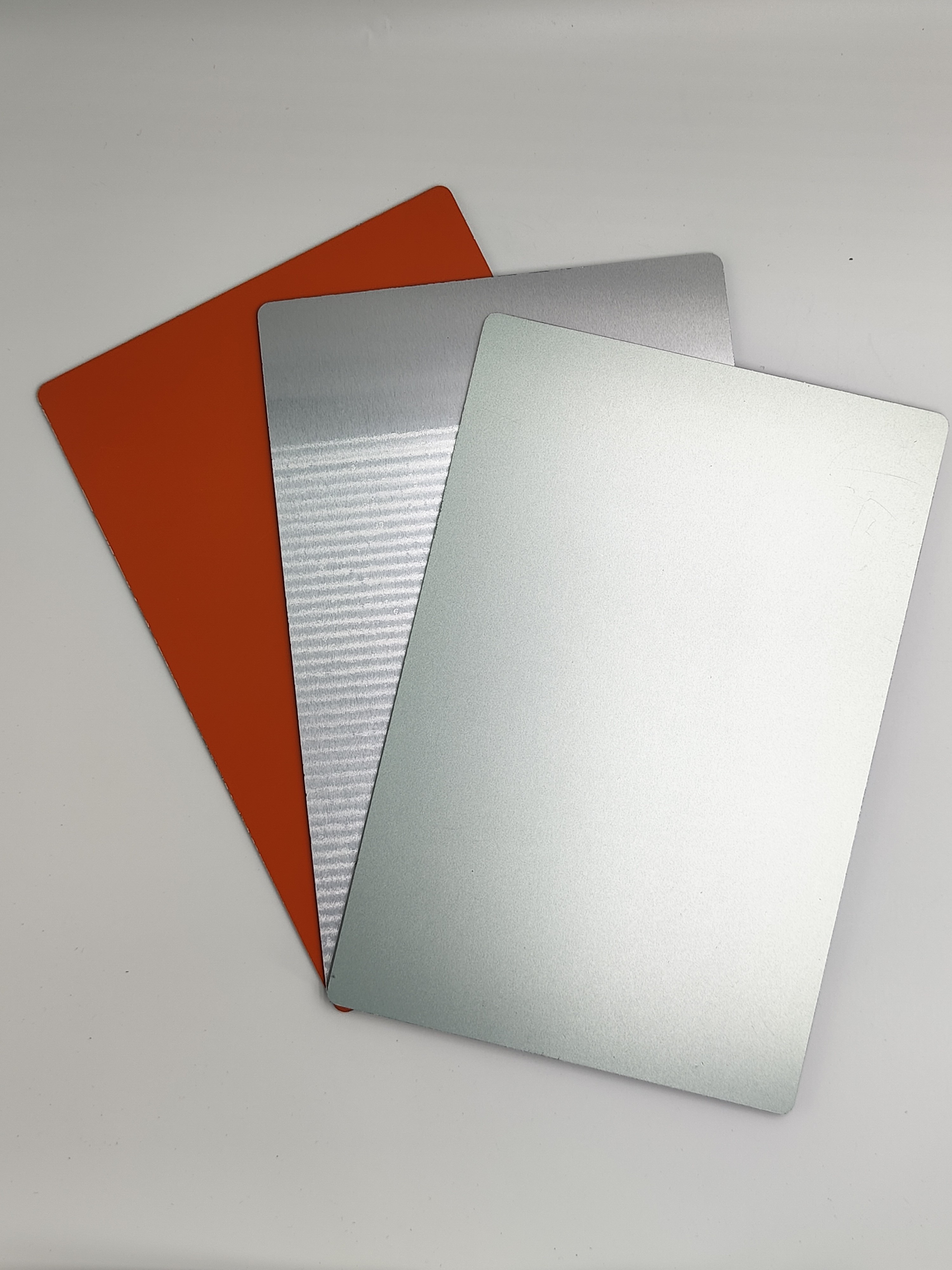 Fire Rated Silver Colour ACP Sheet , Anodized Finish Aluminium Door ...