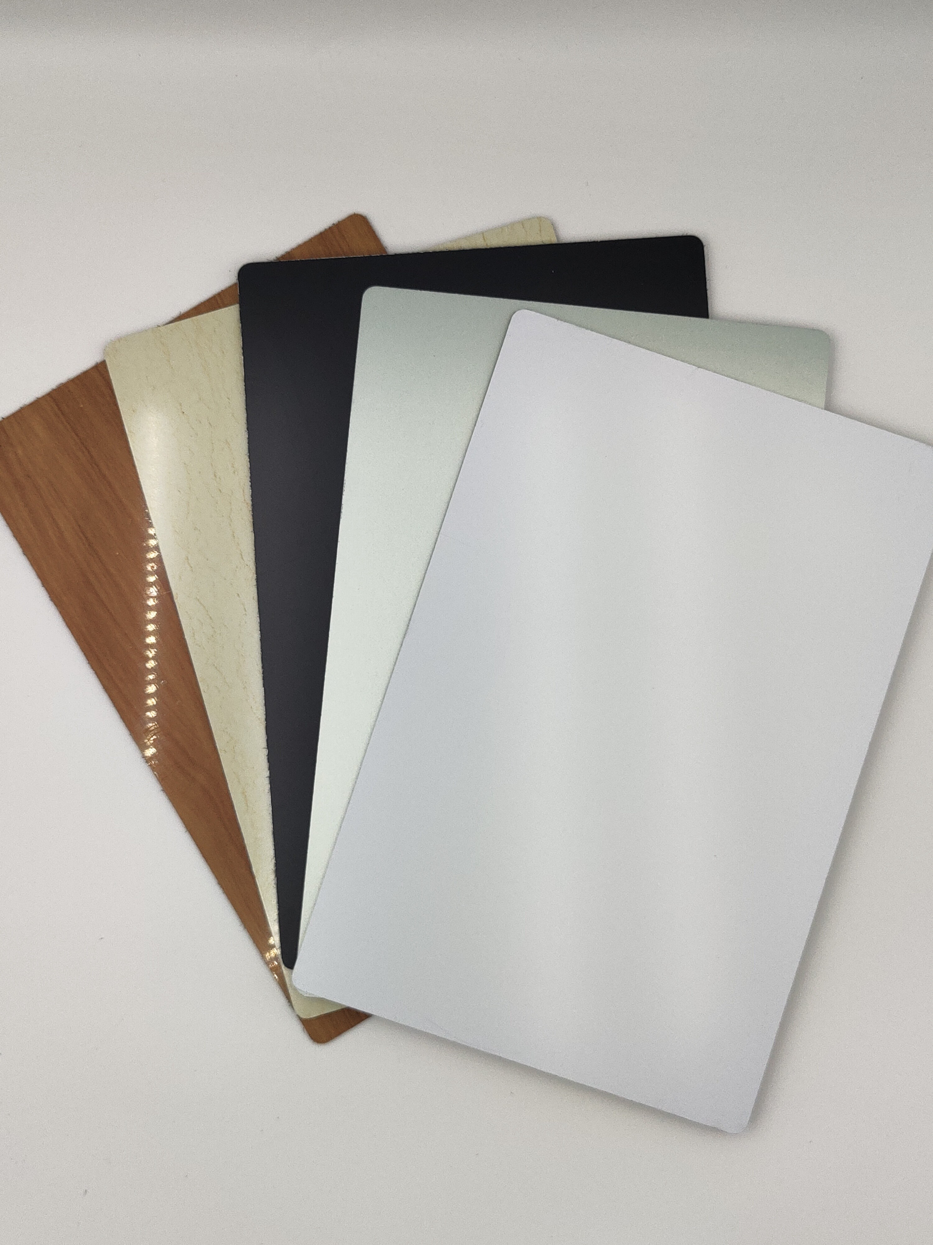 Fireproof Stone ACP Sheet Door Design 6mm High Gloss Wall Panels Type