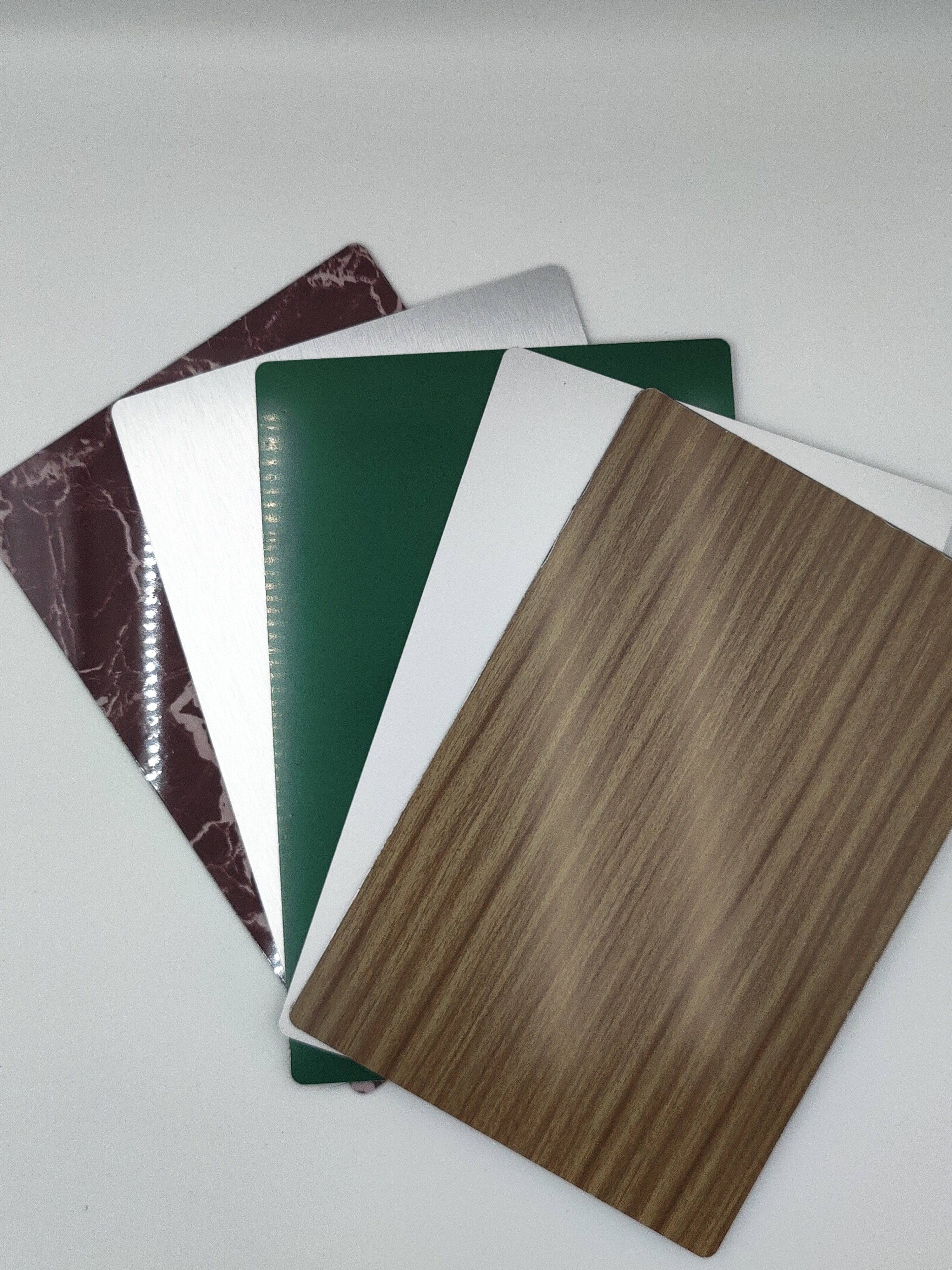 High Gloss Aluminium Composite Panel , Plain ACP Sheet 5mm Solid Color
